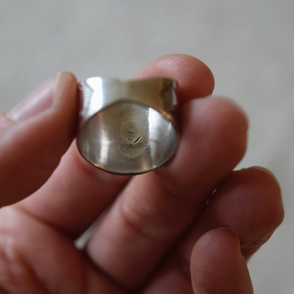 Vintage | Jewelry | Vintage Size 5 Turquoise Ring Dean Sandoval Jr ...